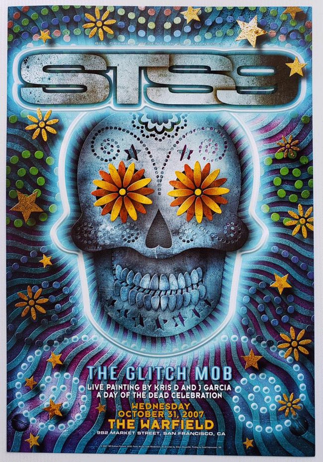 Sound Tribe Sector 9 Concert Poster 2007 BGP-350 Warfield - Etsy