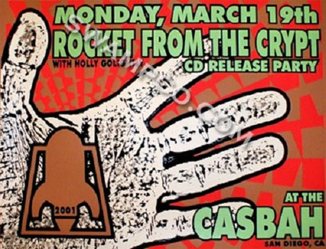 Rocket From the Crypt Poster CD Release Party Lindsey Kuhn Vintage ...