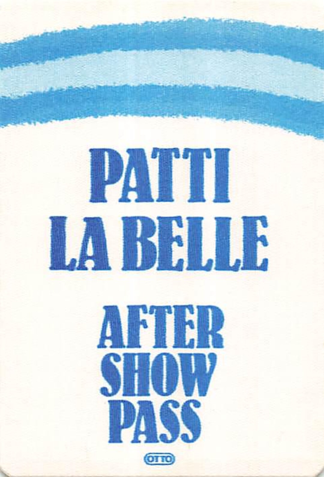Pati La Belle Backstage Pass Blue Cloth After Show Pass Variant - Etsy