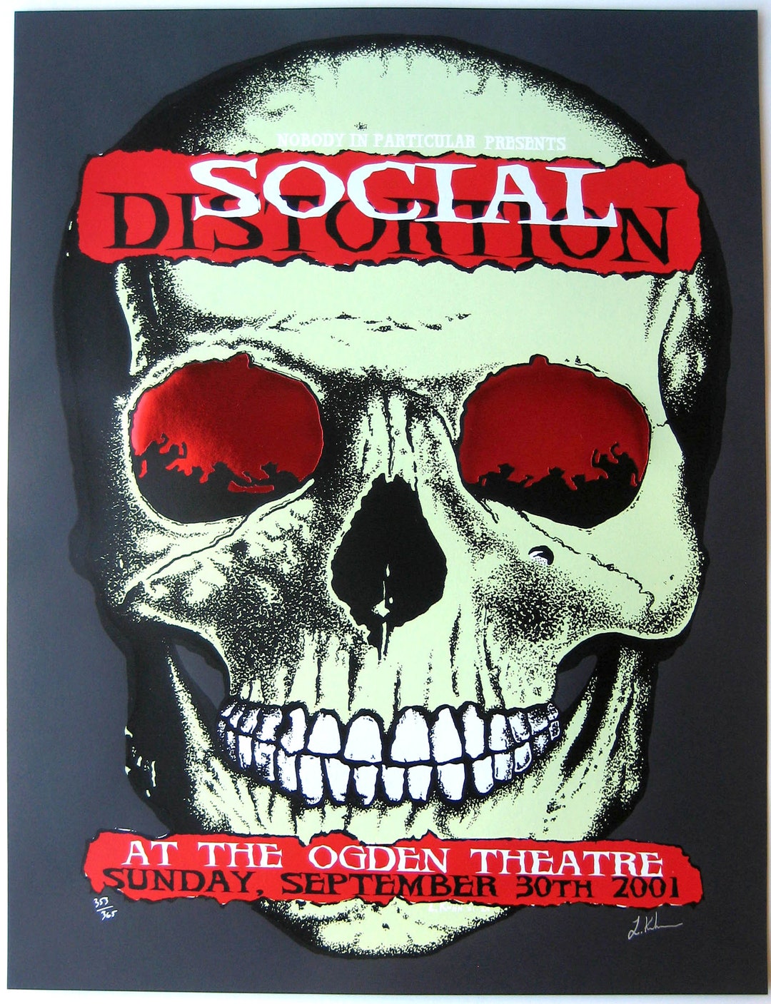 Social Distortion Concert Poster 2001 Denver - Etsy