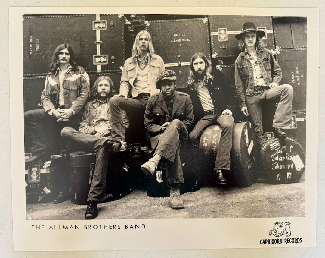 The Allman Brothers Band Fillmore East Photograph 1971 11 X 14 - Etsy