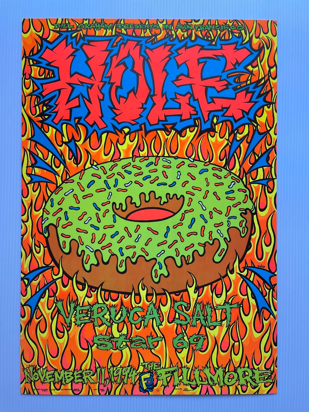Hole Concert Poster 1994 F-170 Vintage Fillmore Poster Print Aesthetic ...