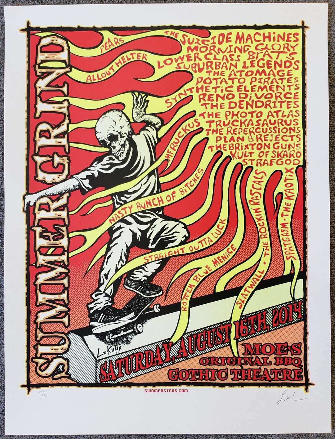 Summer Grind Poster Lindsey Kuhn S/N Vintage Poster Print Aesthetic ...