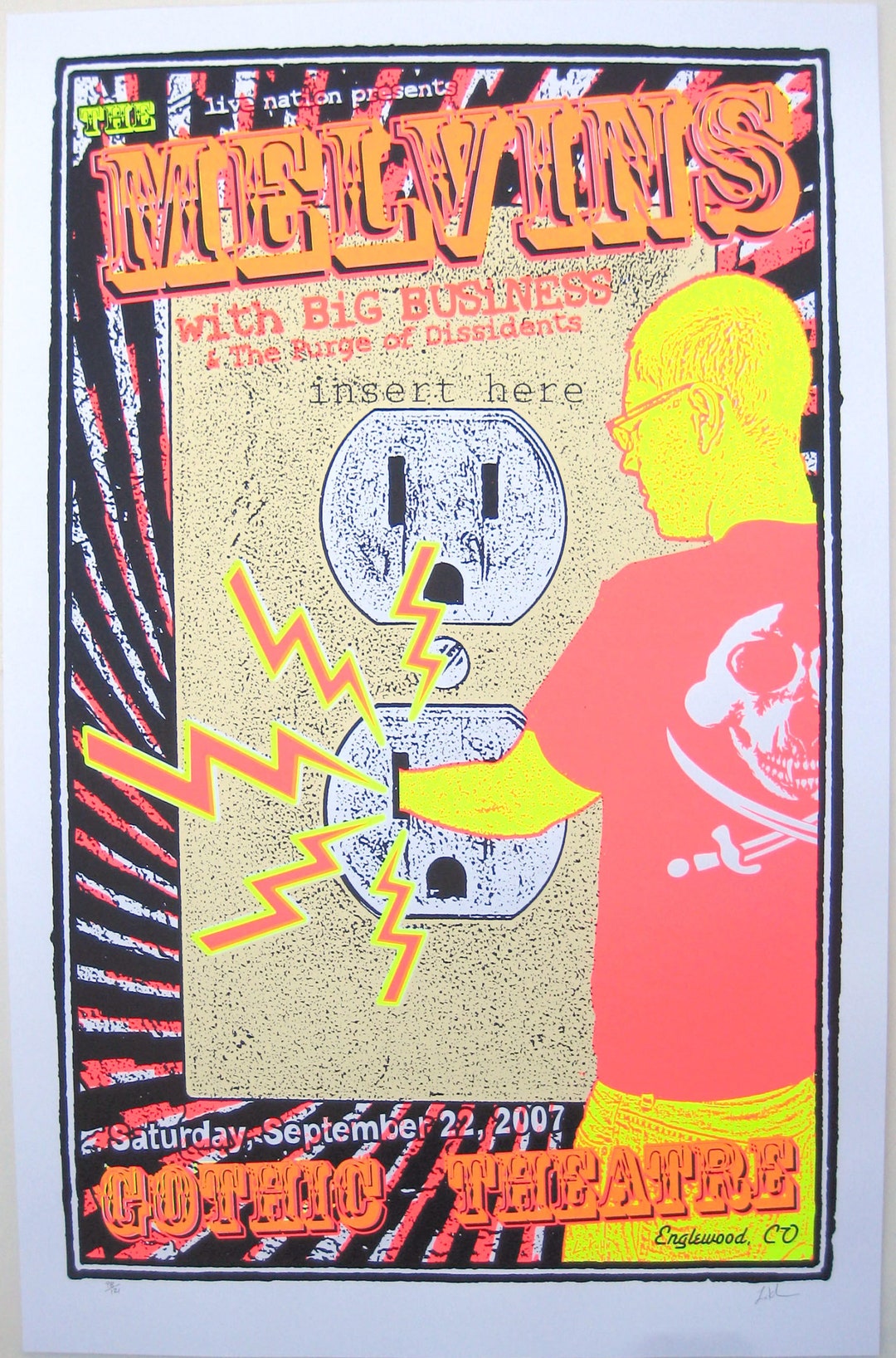 The Melvins Concert Poster Lindsey Kuhn Vintage Poster Print Aesthetic ...