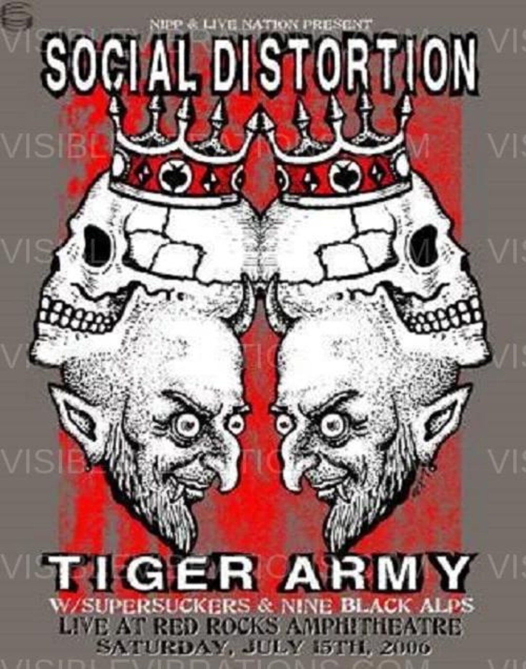 Social Distortion Concert Poster 2006 - Etsy