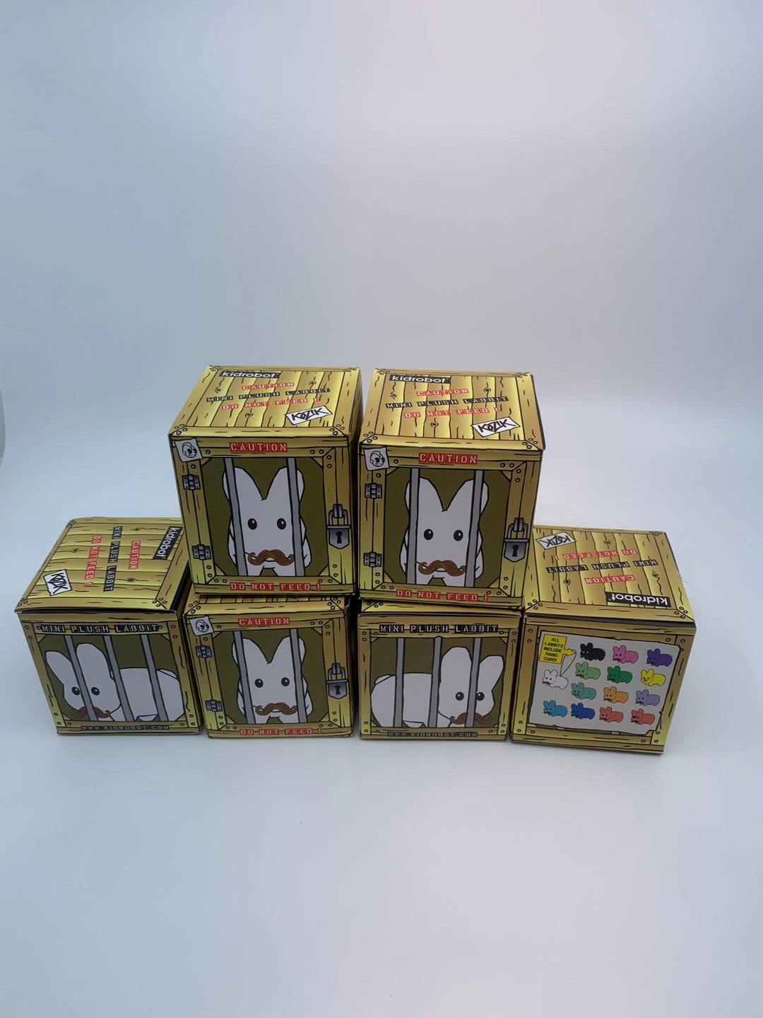 Kidrobot Mini Labbit Plush Bundle of 6 - Etsy