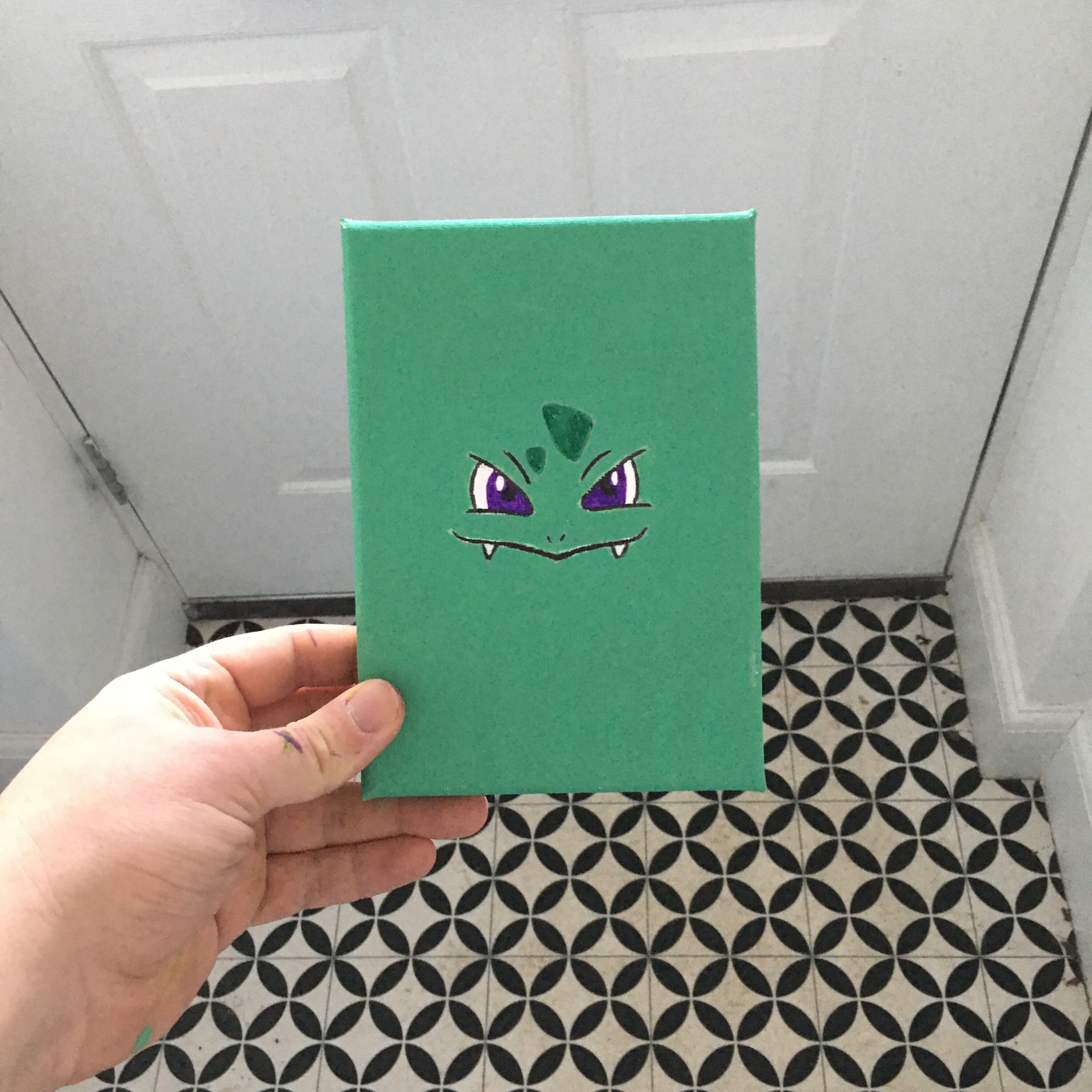 Ivysaur 002 Hand Painted Mini Canvas Pokémon Wall Art - Etsy