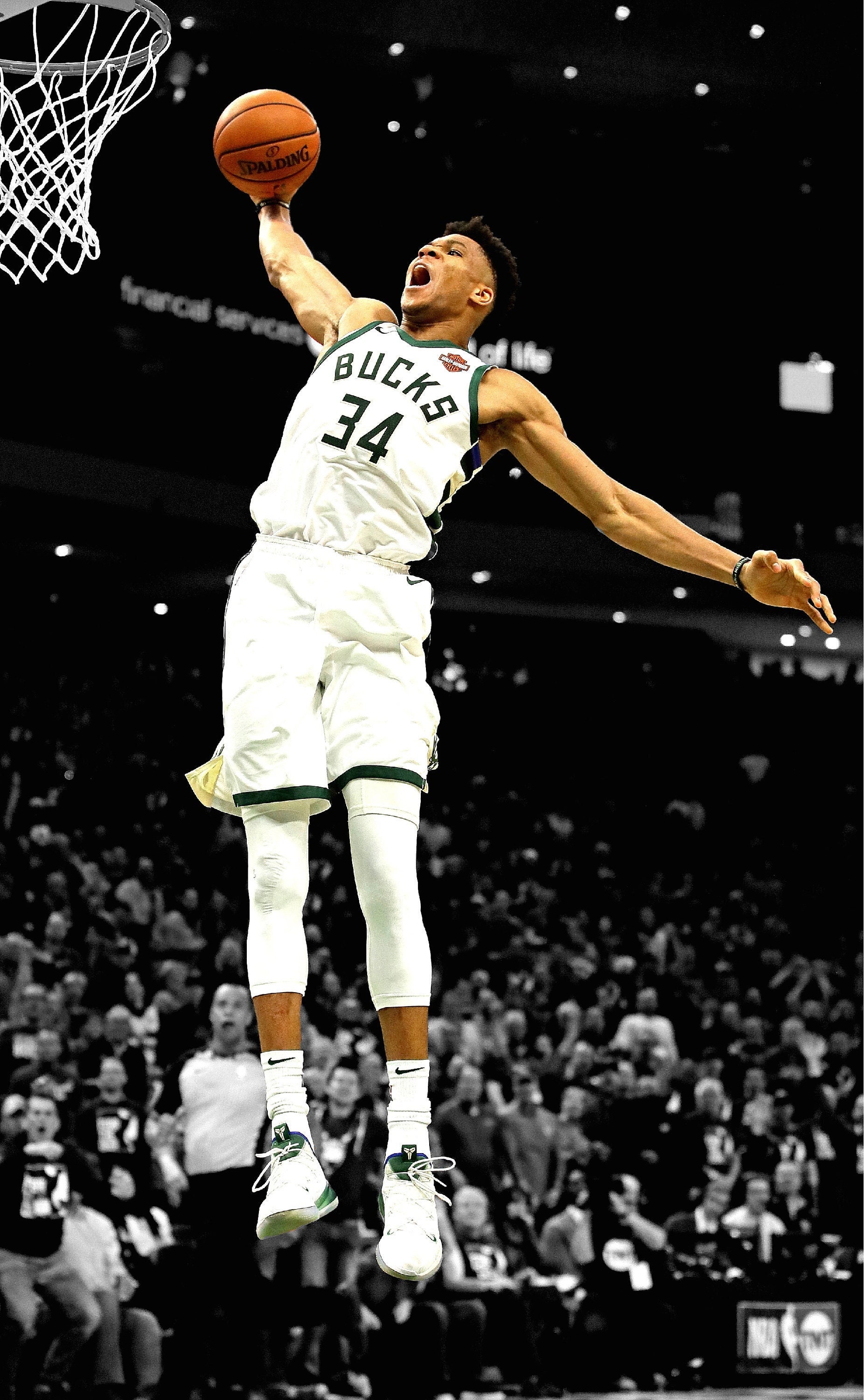 Giannis Antetokounmpo, Milwaukee Bucks, Printable Poster, Sports Art ...