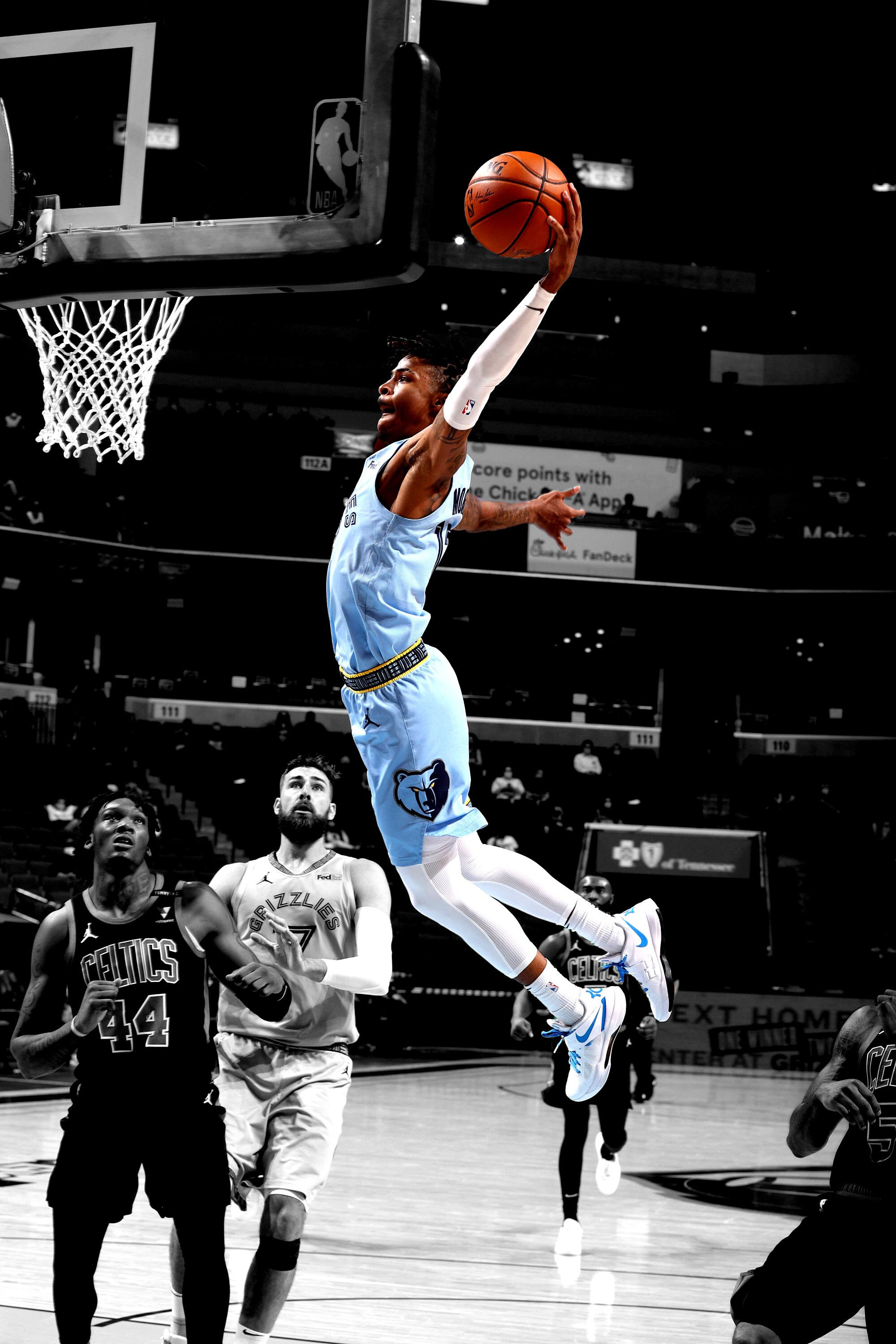 Ja Morant, Printable Poster, Memphis Grizzlies, Sports Art, Digital ...