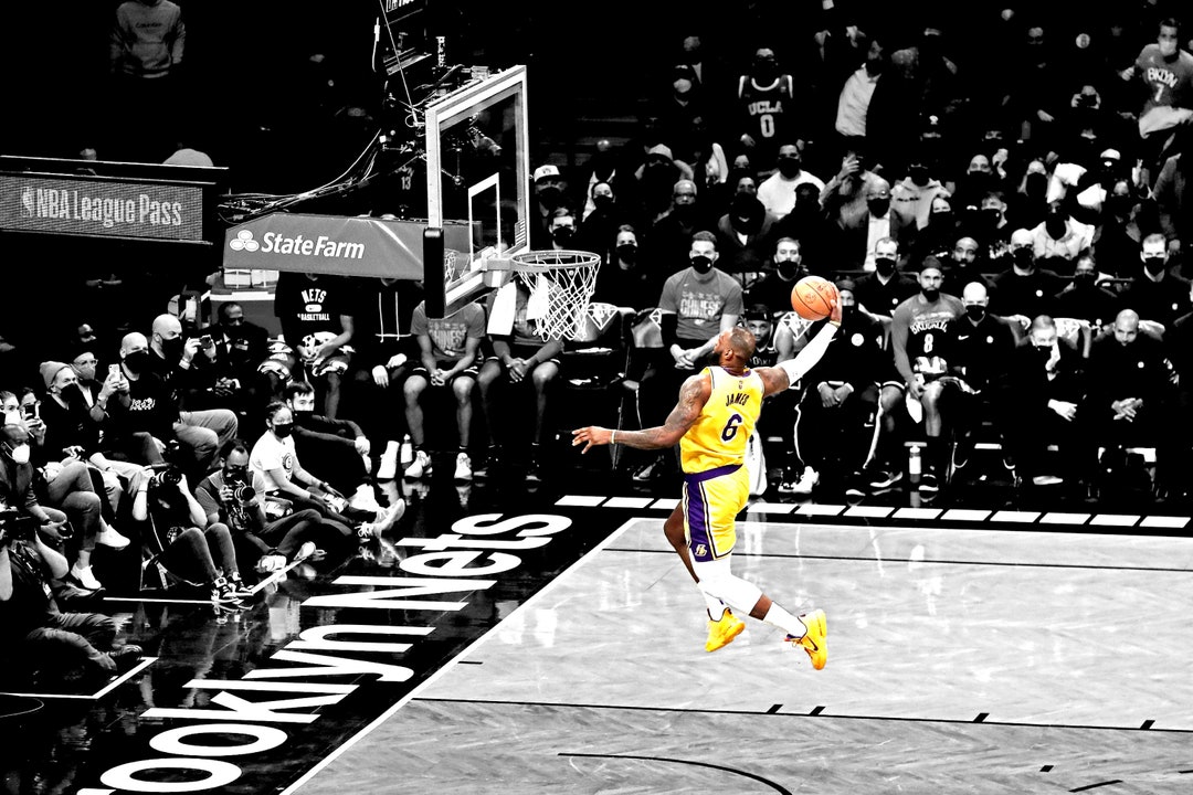 Lebron James, Printable Poster, NBA, Lakers, Sports Art, Digital ...