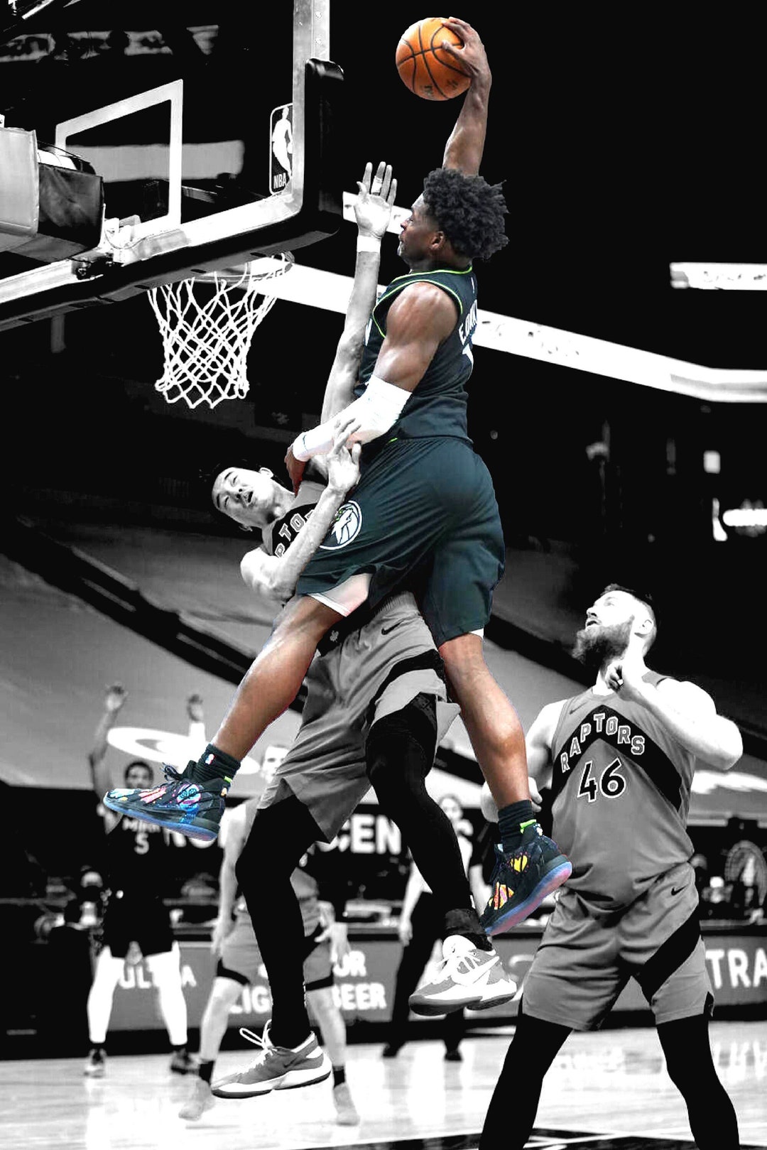 Anthony Edwards, Printable Poster, NBA, Timberwolves, Sports Art ...