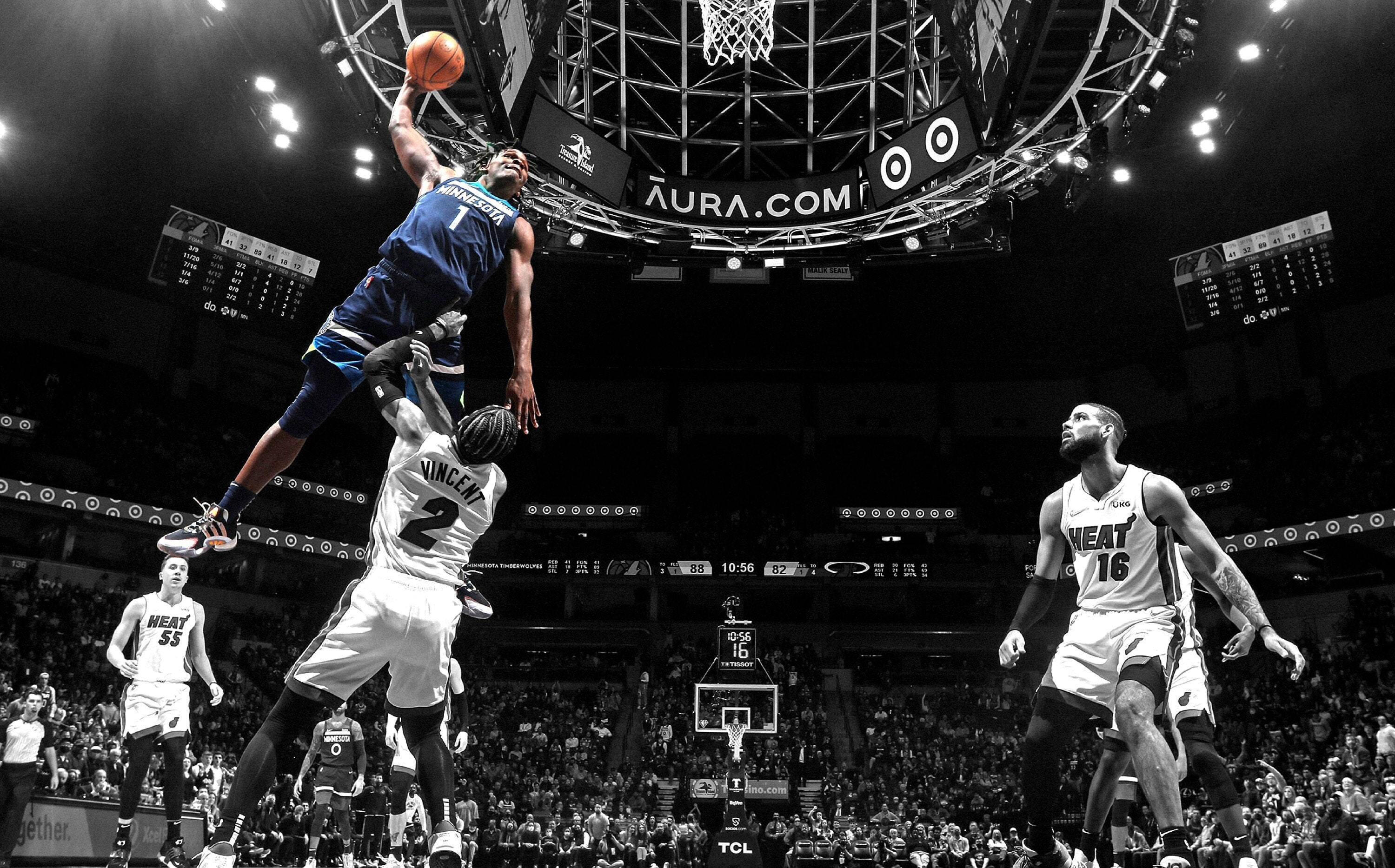 Anthony Edwards, Printable Poster, NBA, Timberwolves, Sports Art ...