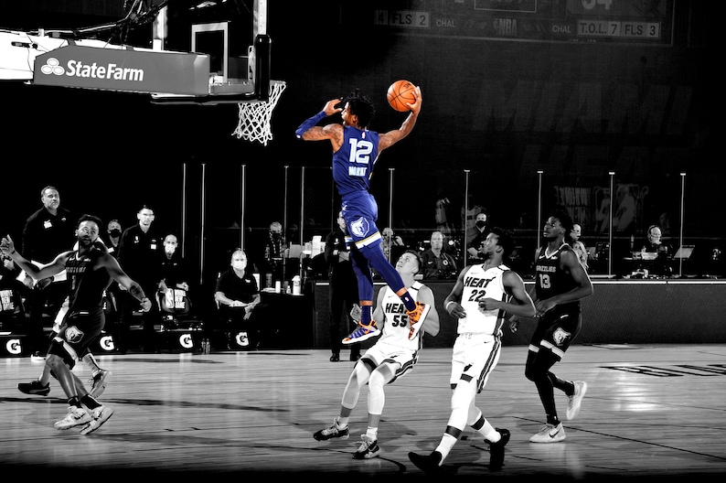 Ja Morant, Printable Poster, Memphis Grizzlies, Sports Art, Digital ...