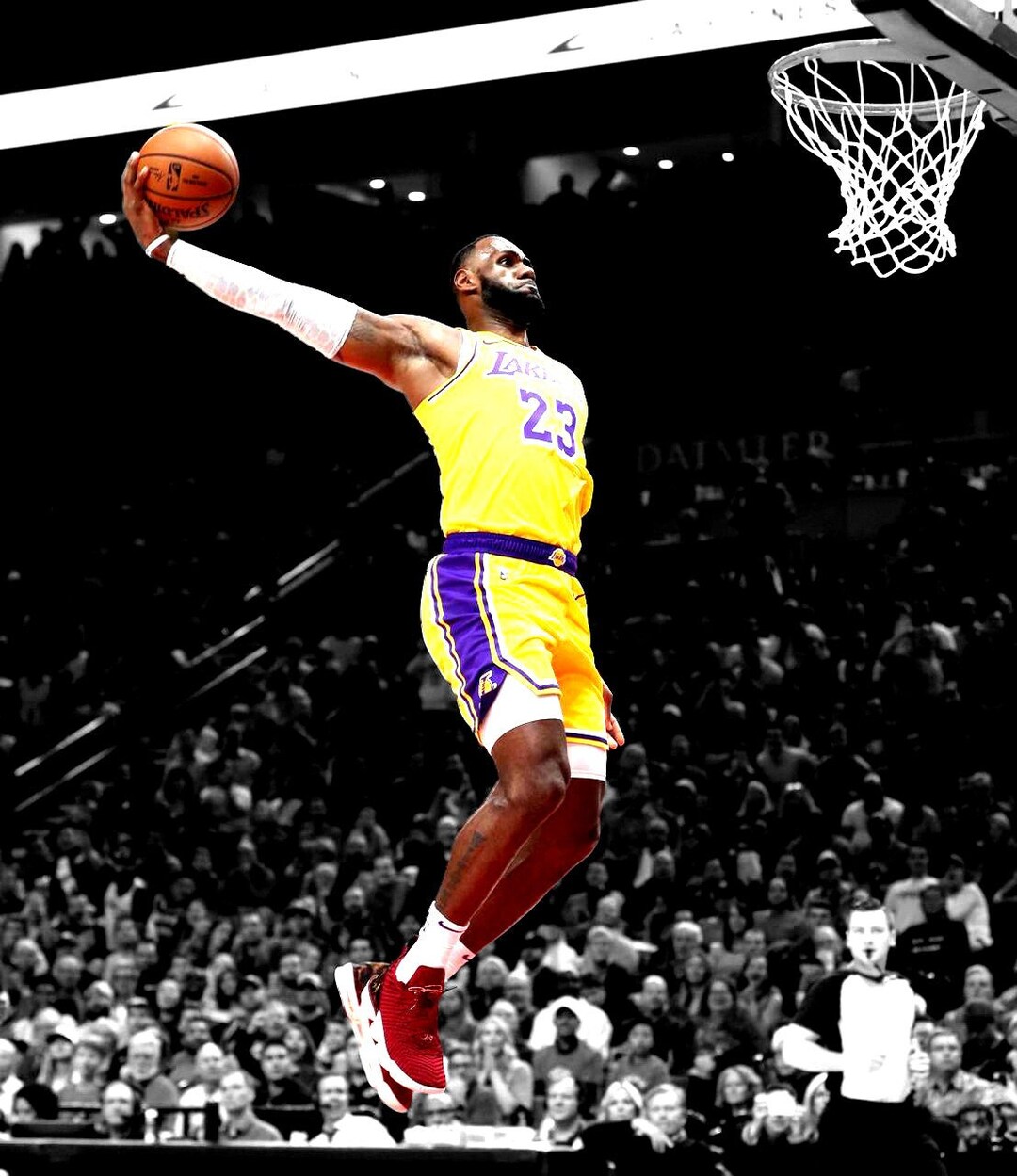 Lebron James, Printable Poster, NBA, Lakers, Sports Art, Digital ...