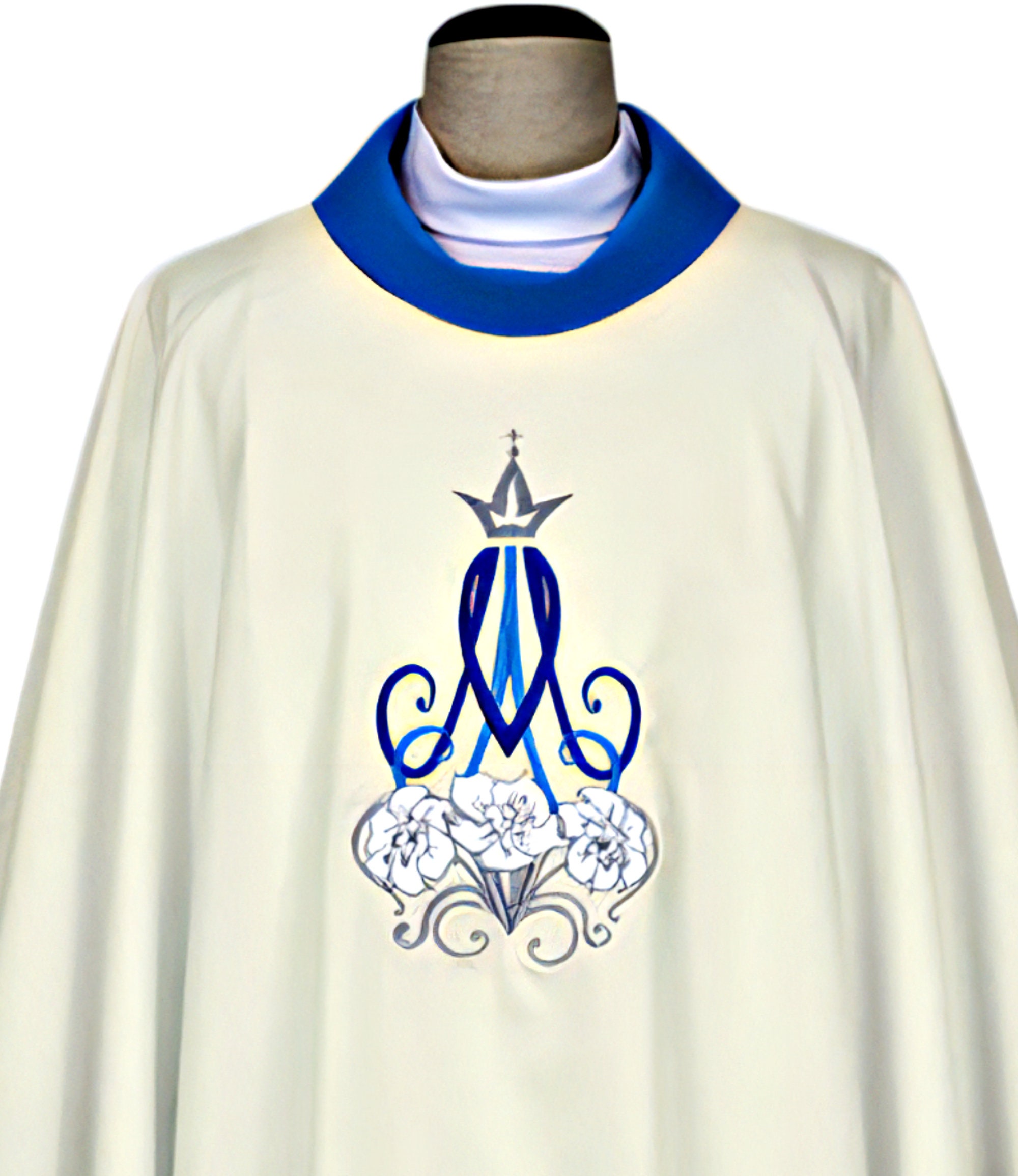 Chasuble With Beautiful Marian Embroidery - Etsy