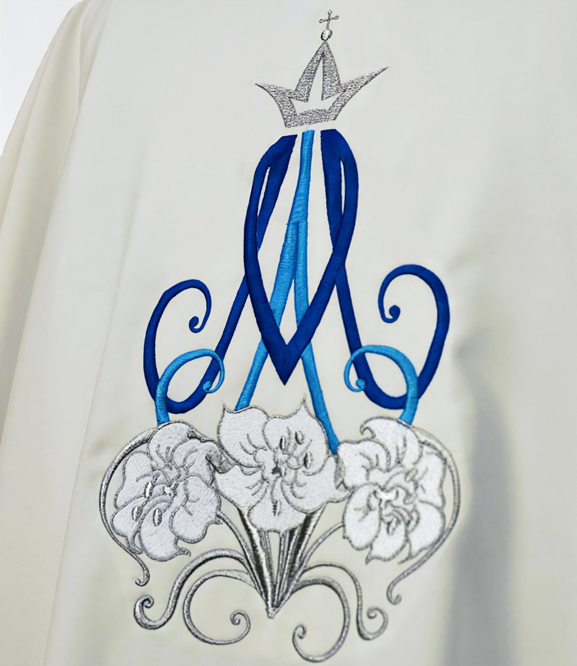 Chasuble With Beautiful Marian Embroidery - Etsy