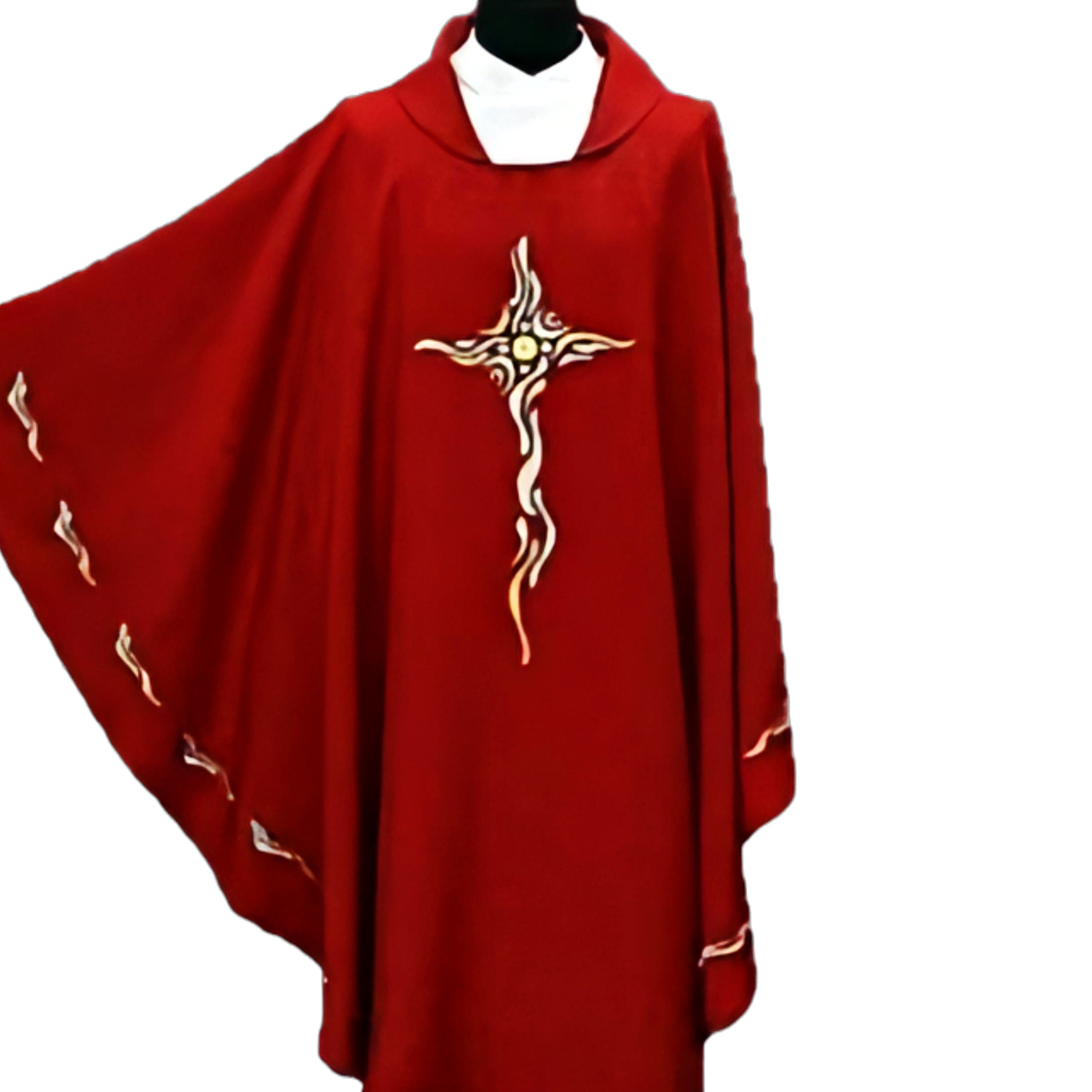 Vestment of Fire: the Red Chasuble - Etsy