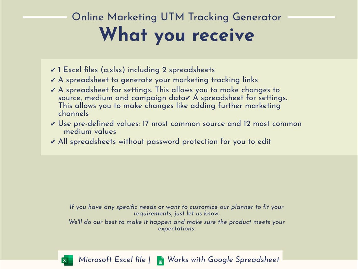 Marketing Campaign Tracker | UTM Tracking Generator | Marketing ...