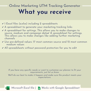 Marketing Campaign Tracker | UTM Tracking Generator | Marketing ...