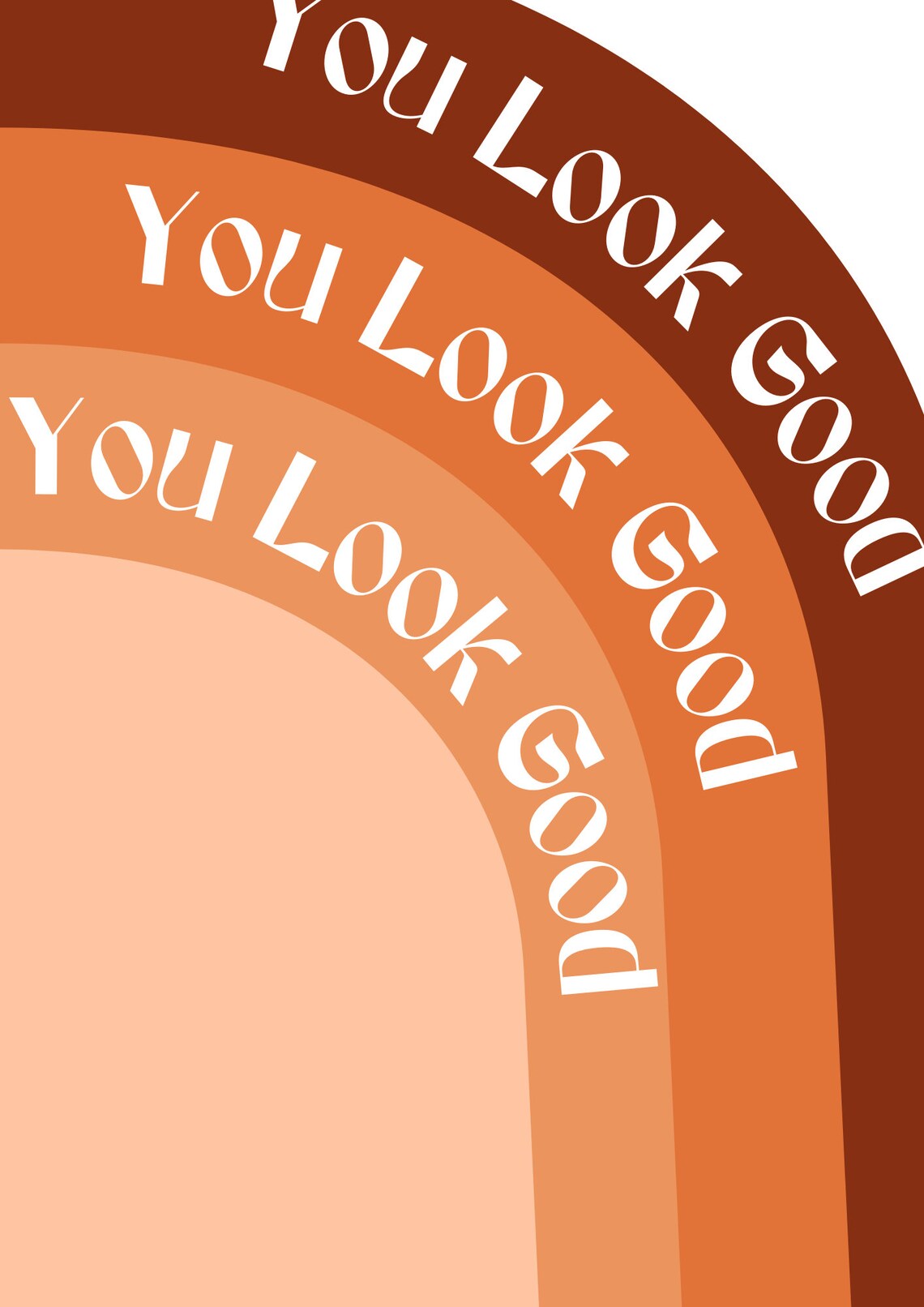 Printable Wall Art You Look Good Poster Downloadable Wall - Etsy