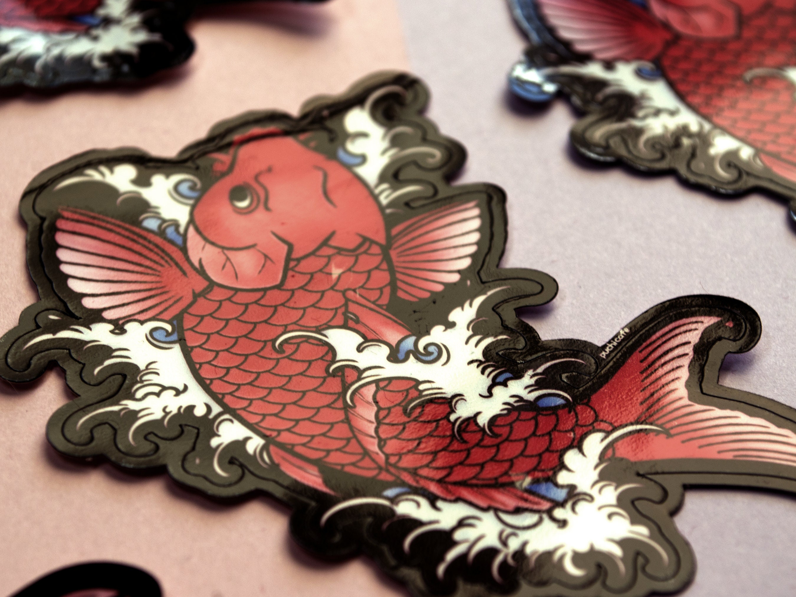 Nishiki Koi Fish Glossy Vinyl Die Cut Sticker - Etsy