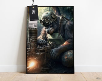 Military Animal Poster - Etsy