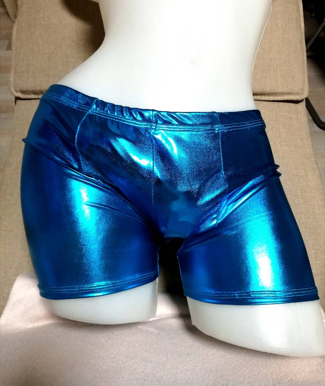 SHINY SPANDEX BOXERS, Men's Swimwear, Universal Underwear, Boxer Briefs ...
