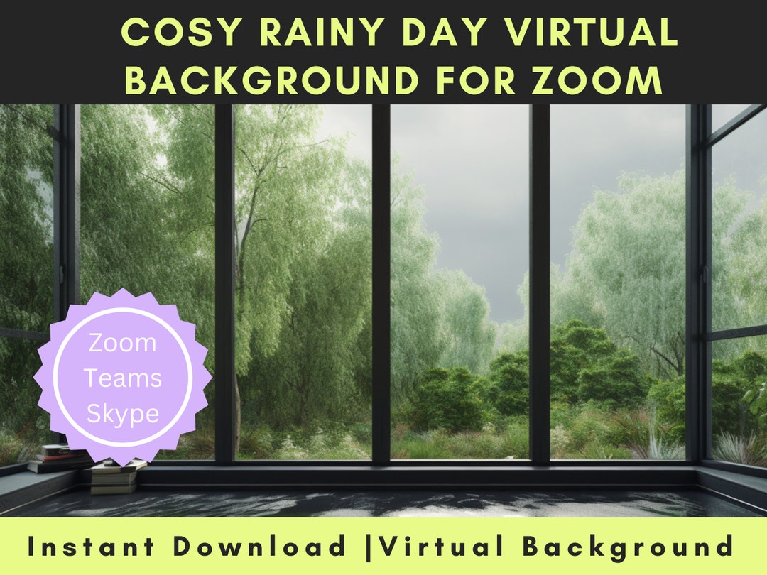 Virtual Zoom Background - Professional Quality - Cozy Home Effect ...