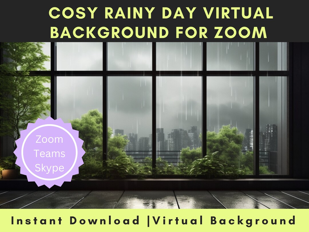 Virtual Zoom Background - Professional Quality - Cozy Home Effect ...