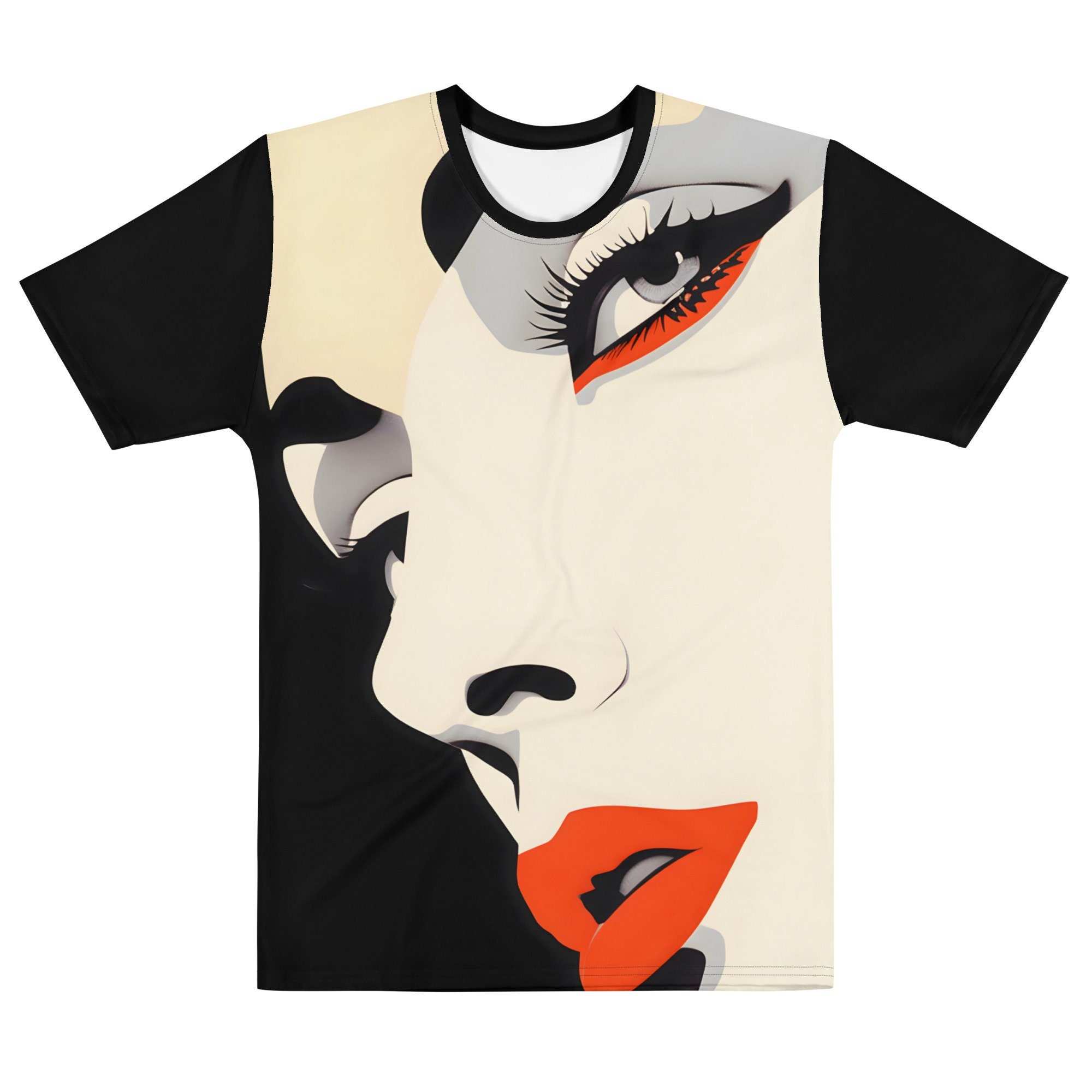 Retrowave Shirt - Nagel Woman 80s Style Tshirt - Pop Art Shirt Inspired ...
