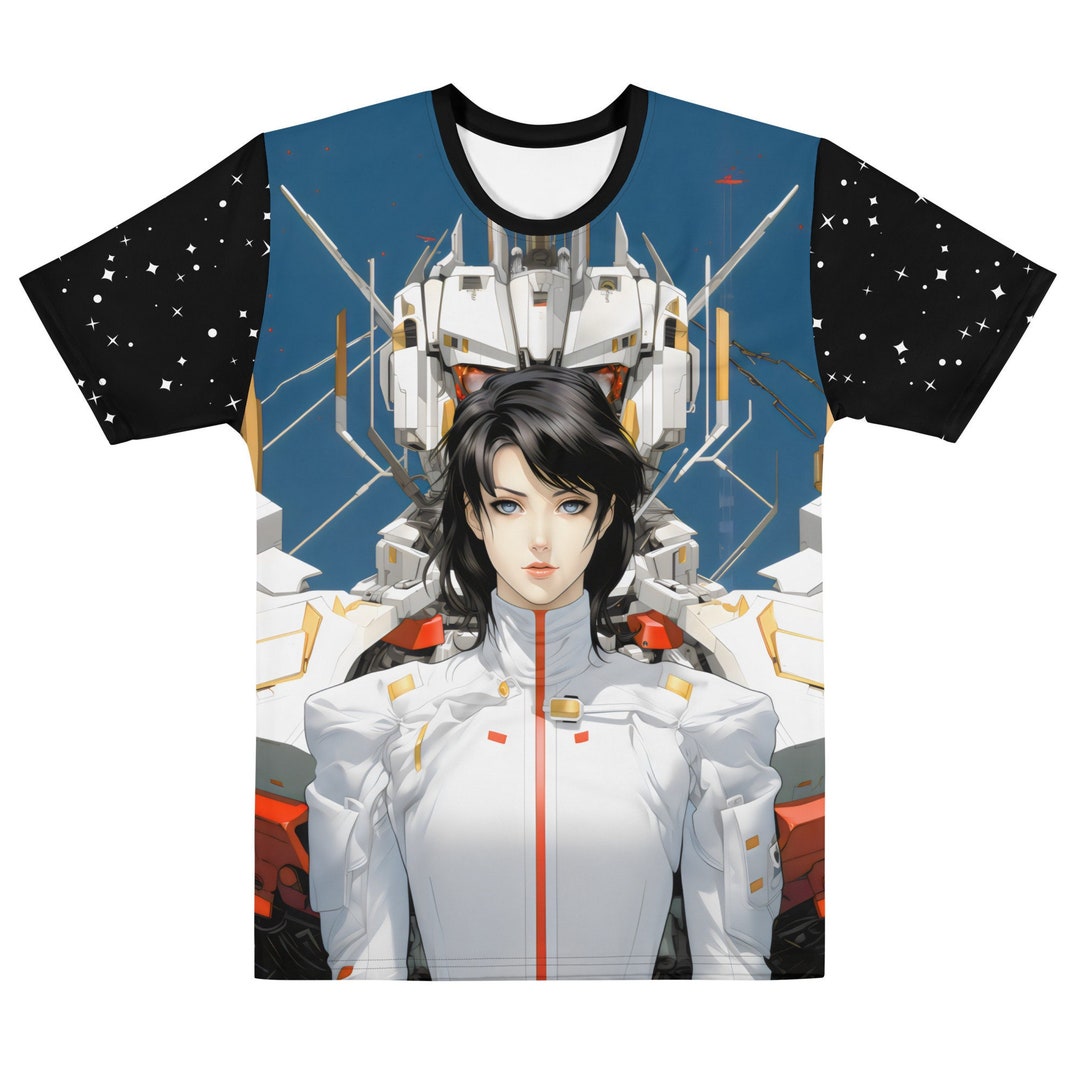Mech Anime T-shirt - Mobile Suit Gundam Inspired Anime Streetwear - 90s ...