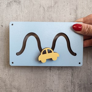 Element to Wooden Busy Board Parts Colorful Car Maze Set - Etsy