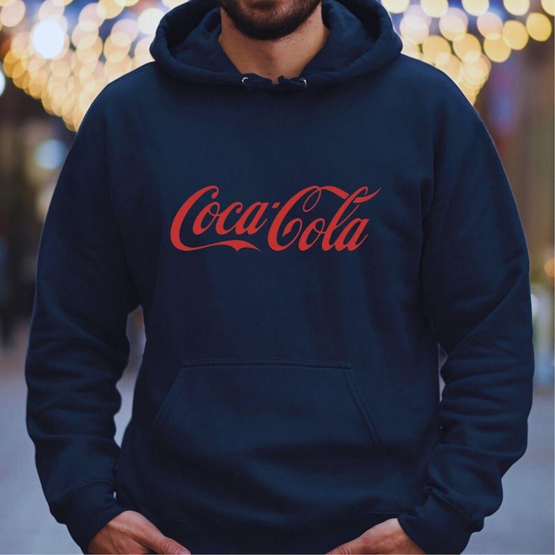 Vintage Coca Cola Logo Sweatshirt: Unisex Cotton Blend - Etsy