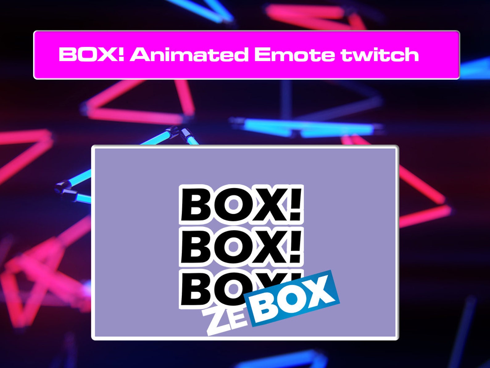 BOX BOX BOX Emot Animated Flashing Formula 1 Simracing Driver Twitch ...