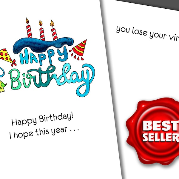 Virginity Card - Etsy