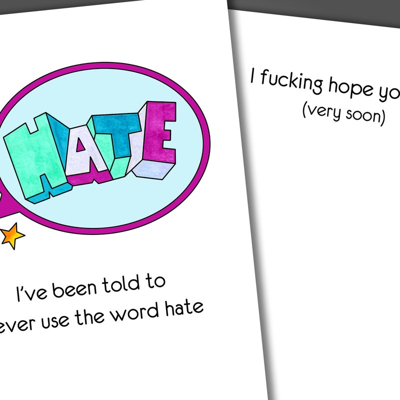 Break up Card - Etsy