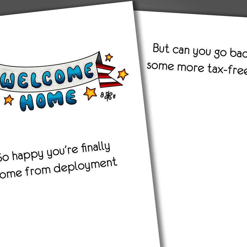 Welcome Home Card - Etsy