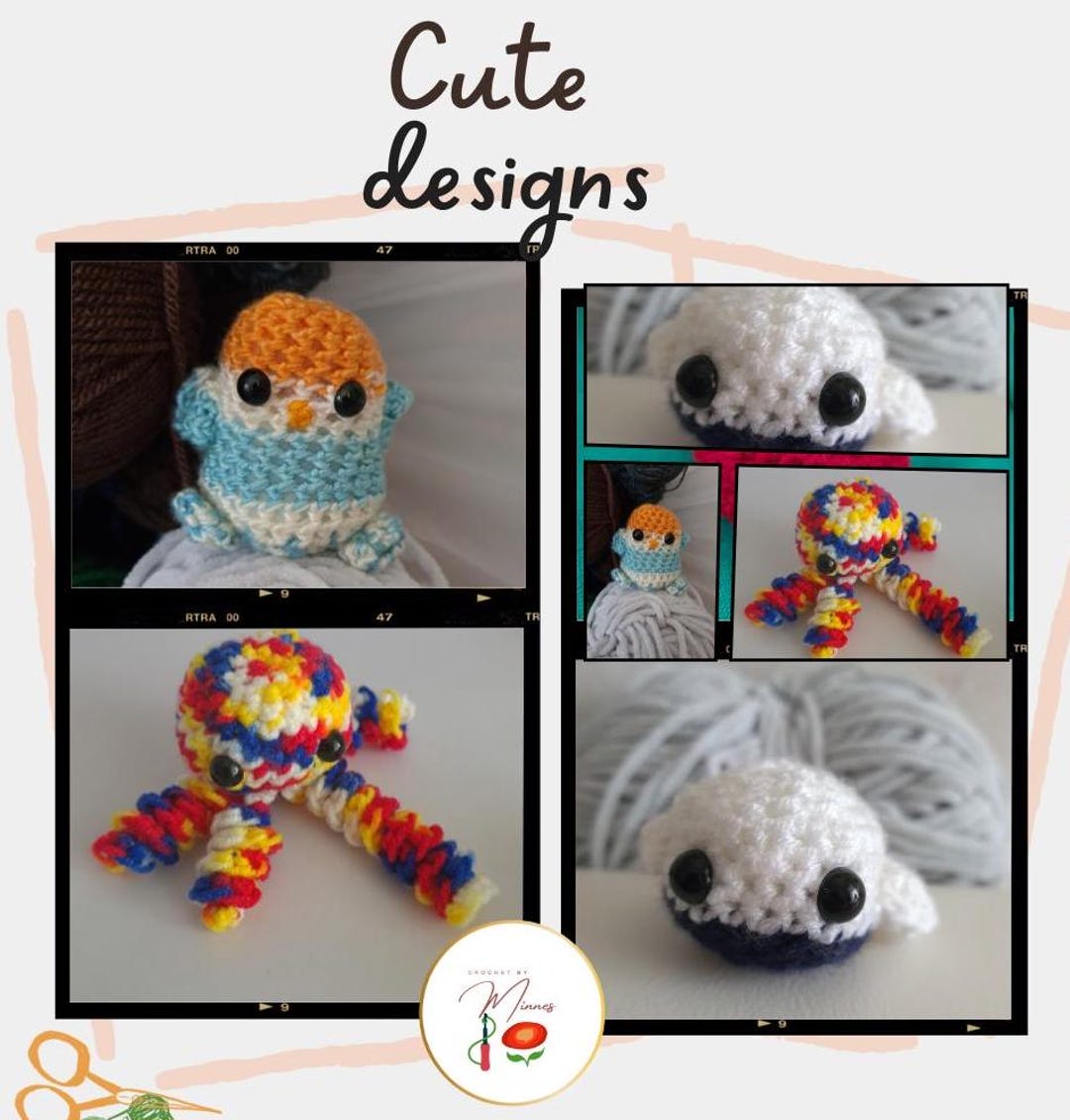 3 Crochet Patterns: Make Your Own Wee Amigurumi Toys With Our Easy ...