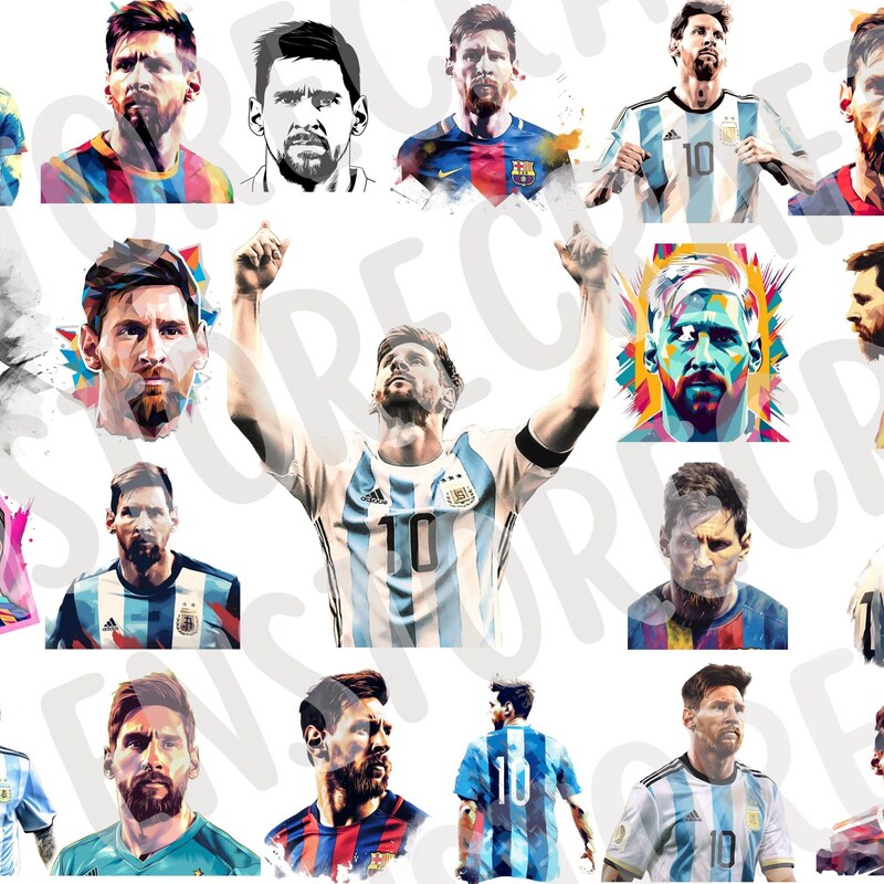 Messi Svg - Etsy