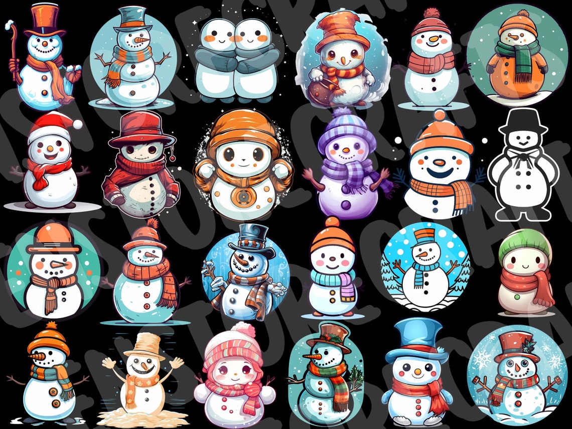 150 Snowman Face Svg, Snowman Svg Png, Christmas Svg Bundle, Snowman ...