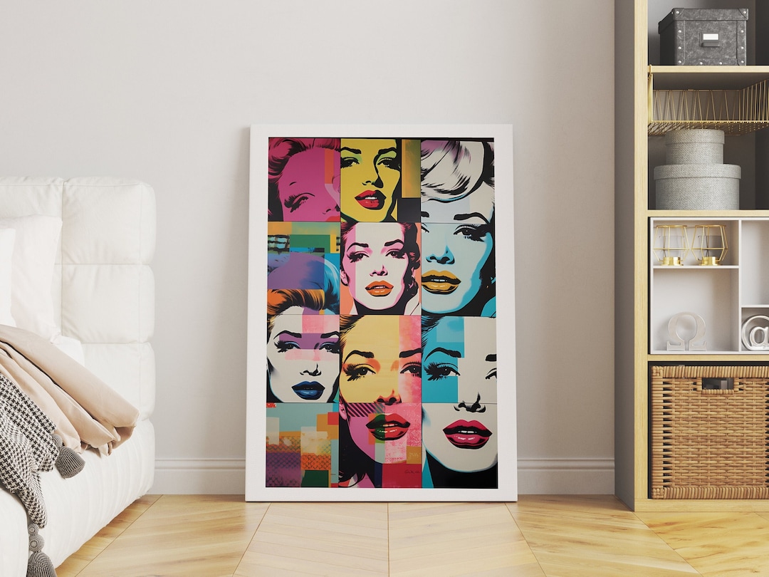 Mid-century Pop Art Print Mcm Poster Wall Art Prints Retro - Etsy
