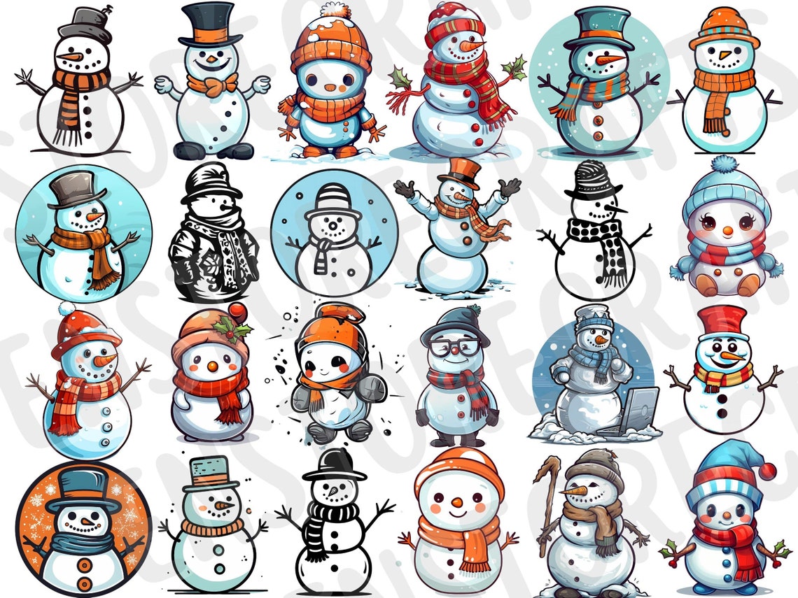 150 Snowman Face Svg, Snowman Svg Png, Christmas Svg Bundle, Snowman ...
