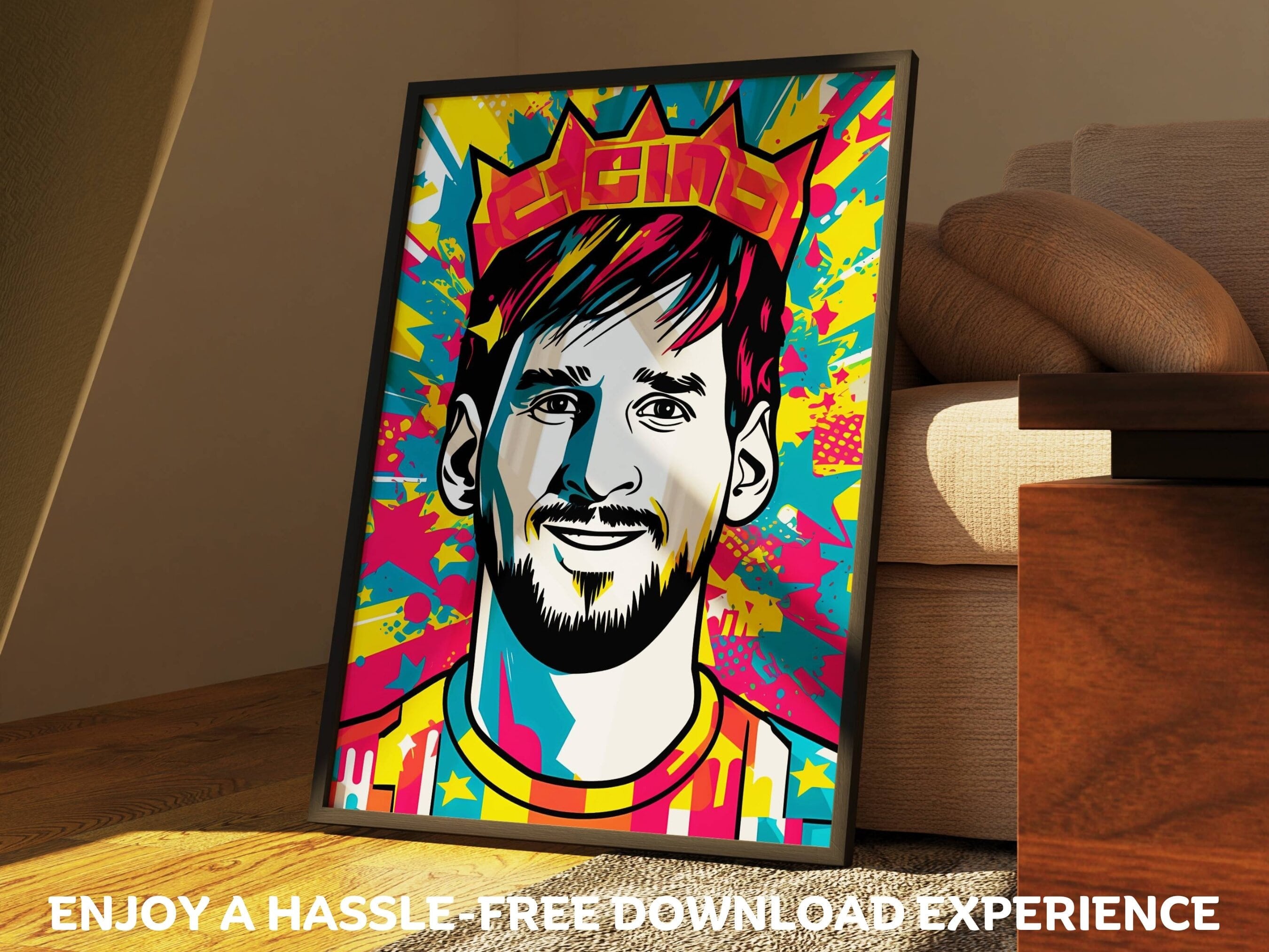Messi Poster Instant Download Messi Png Messi Lover Gift Messi ...