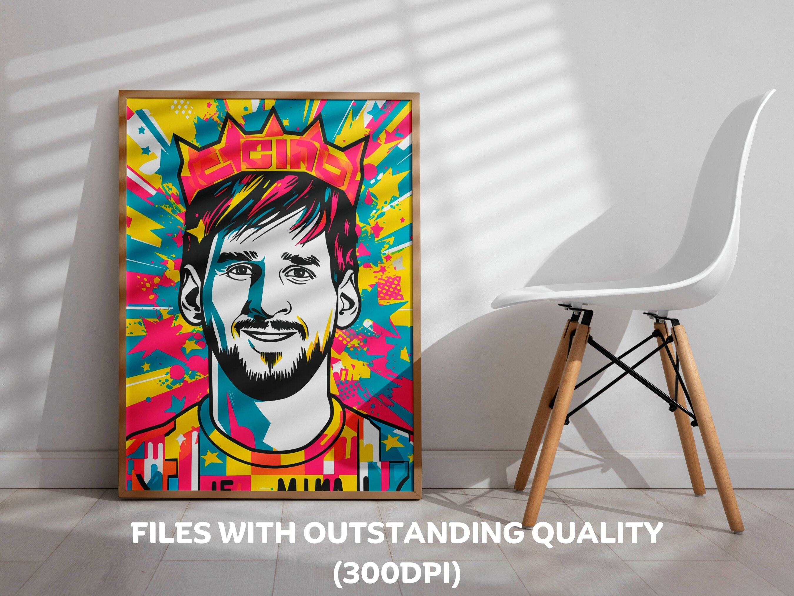 Messi Poster Instant Download Messi Png Messi Lover Gift Messi ...