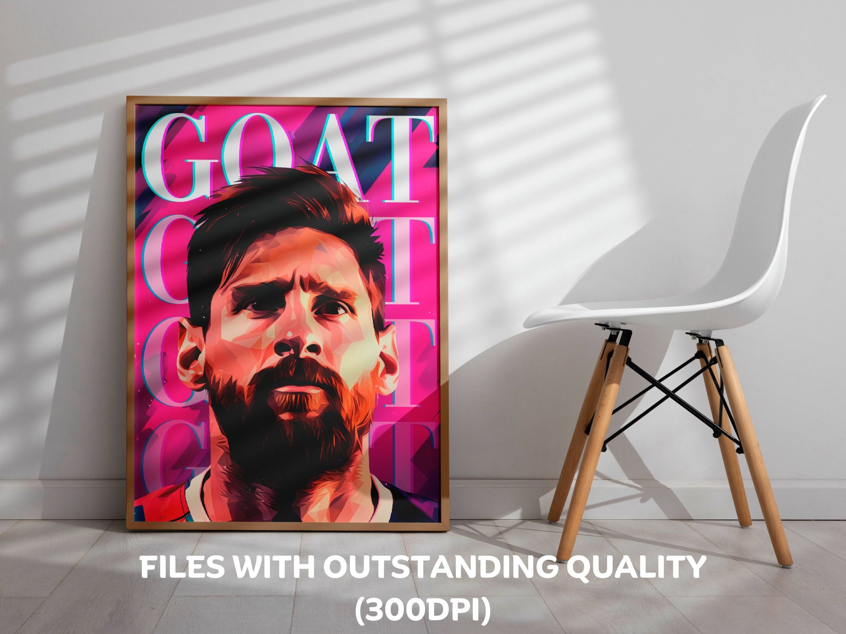 Messi Poster Instant Download Messi Png Messi Lover Gift Argentina ...