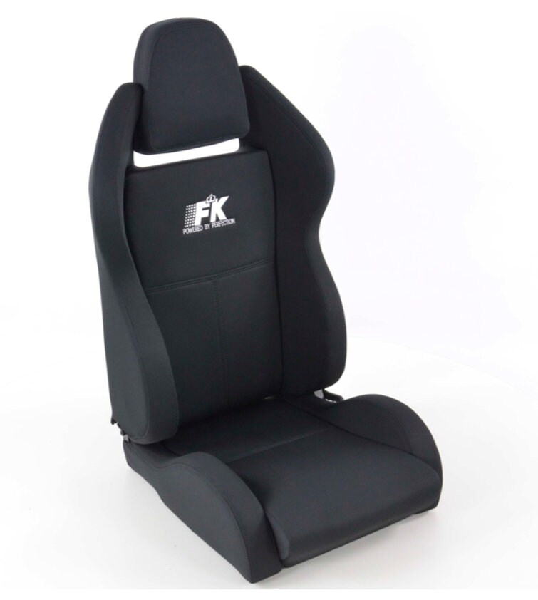 FK Pair Universal Reclining Bucket Sports Seats Race Black - Etsy