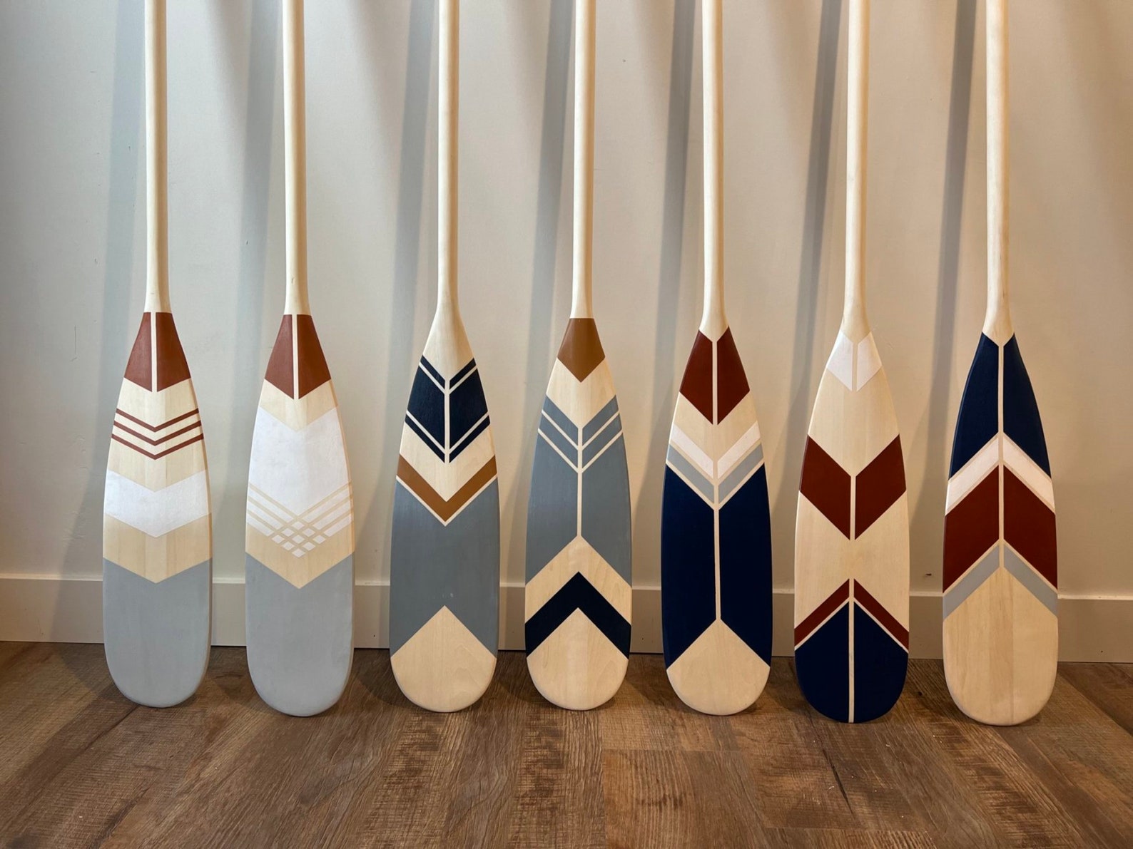 Hand Painted Decorative Canoe Paddles for Wall Decor Lake - Etsy