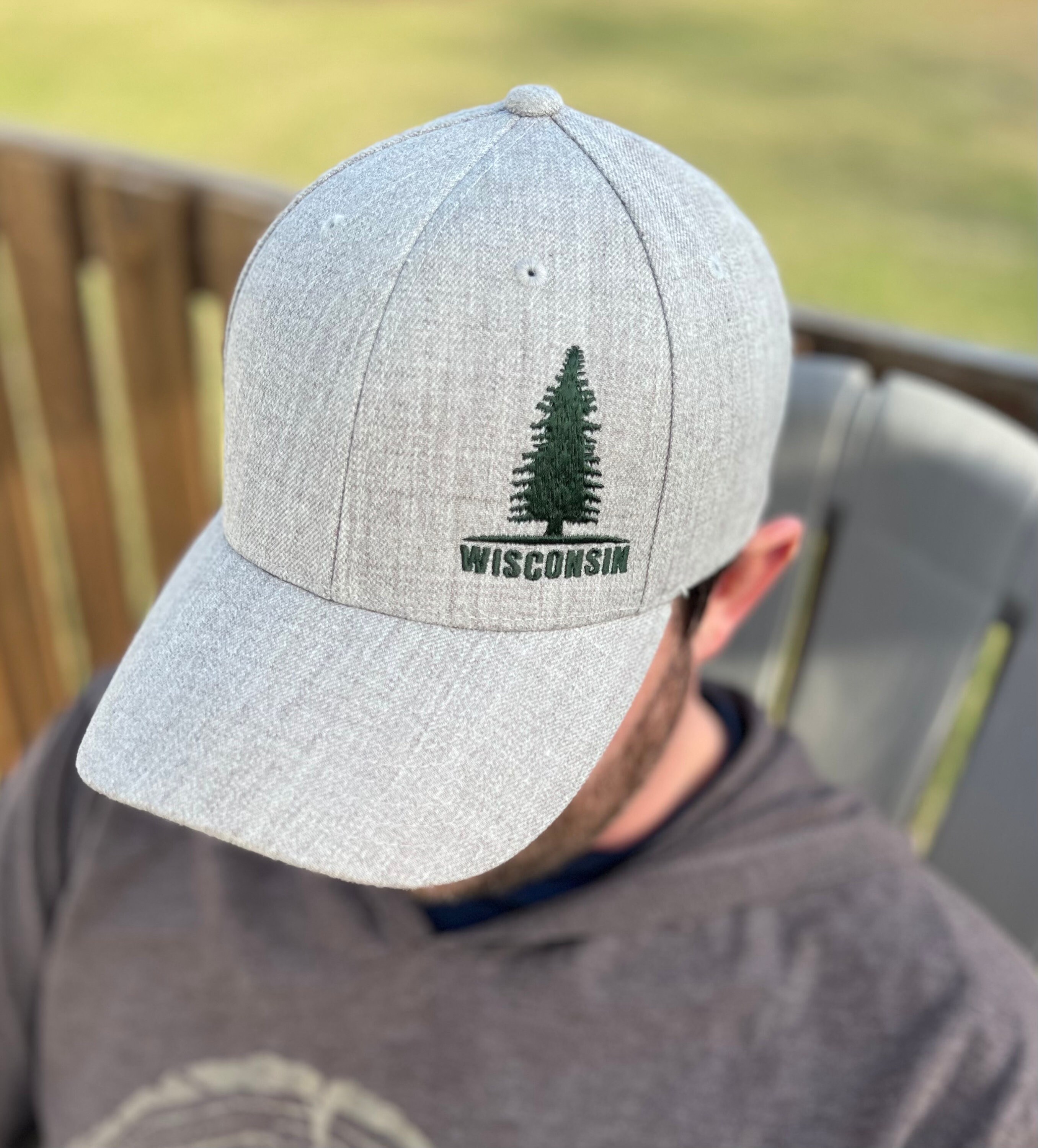 Wisconsin Tree Mid Profile Snapback Hat - Etsy