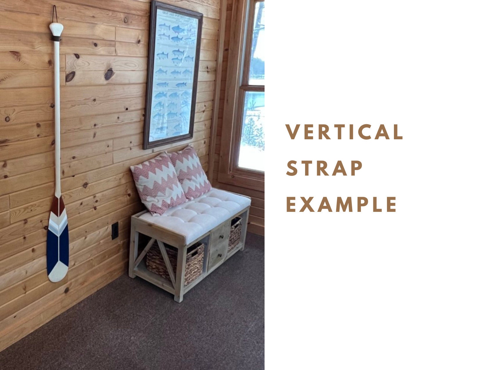 Leather Canoe Paddle Hanger - Etsy