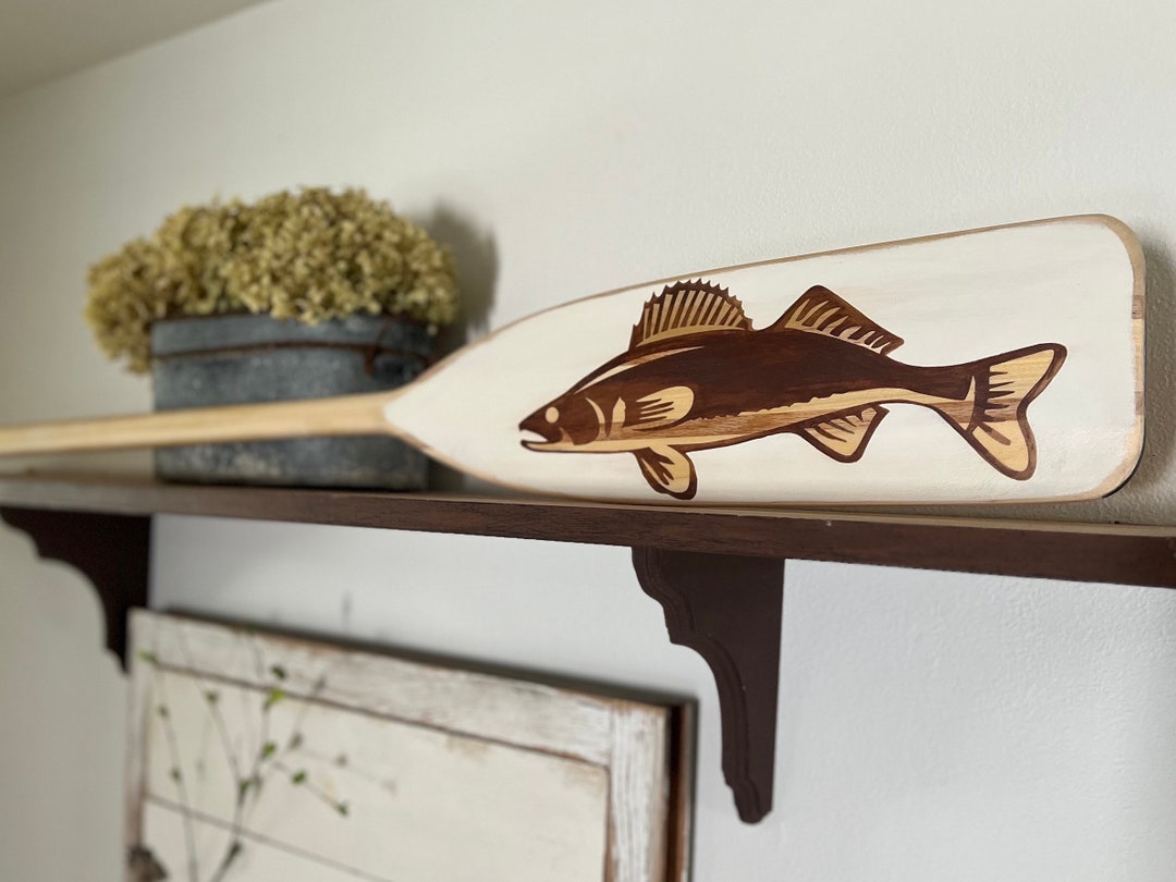 Walleye Decorative Paddle for Wall - Etsy